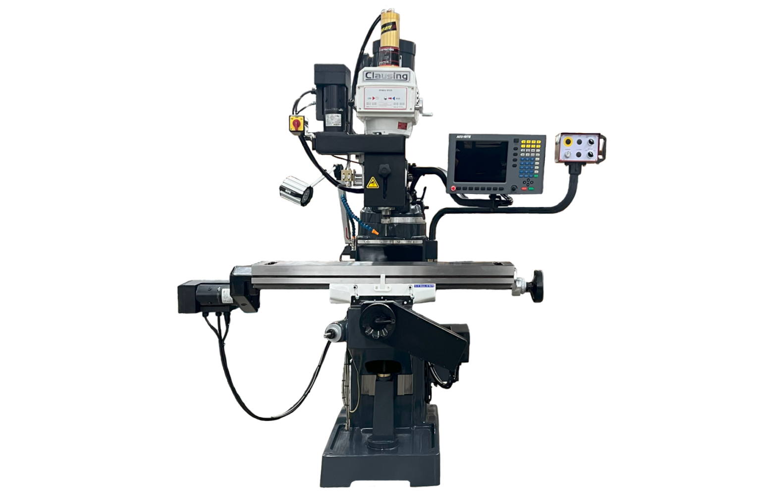 2VS08CNC3L - Clausing CNC Knee Mill, 3 Axis (quill) G2 Acu-Rite Mill ...