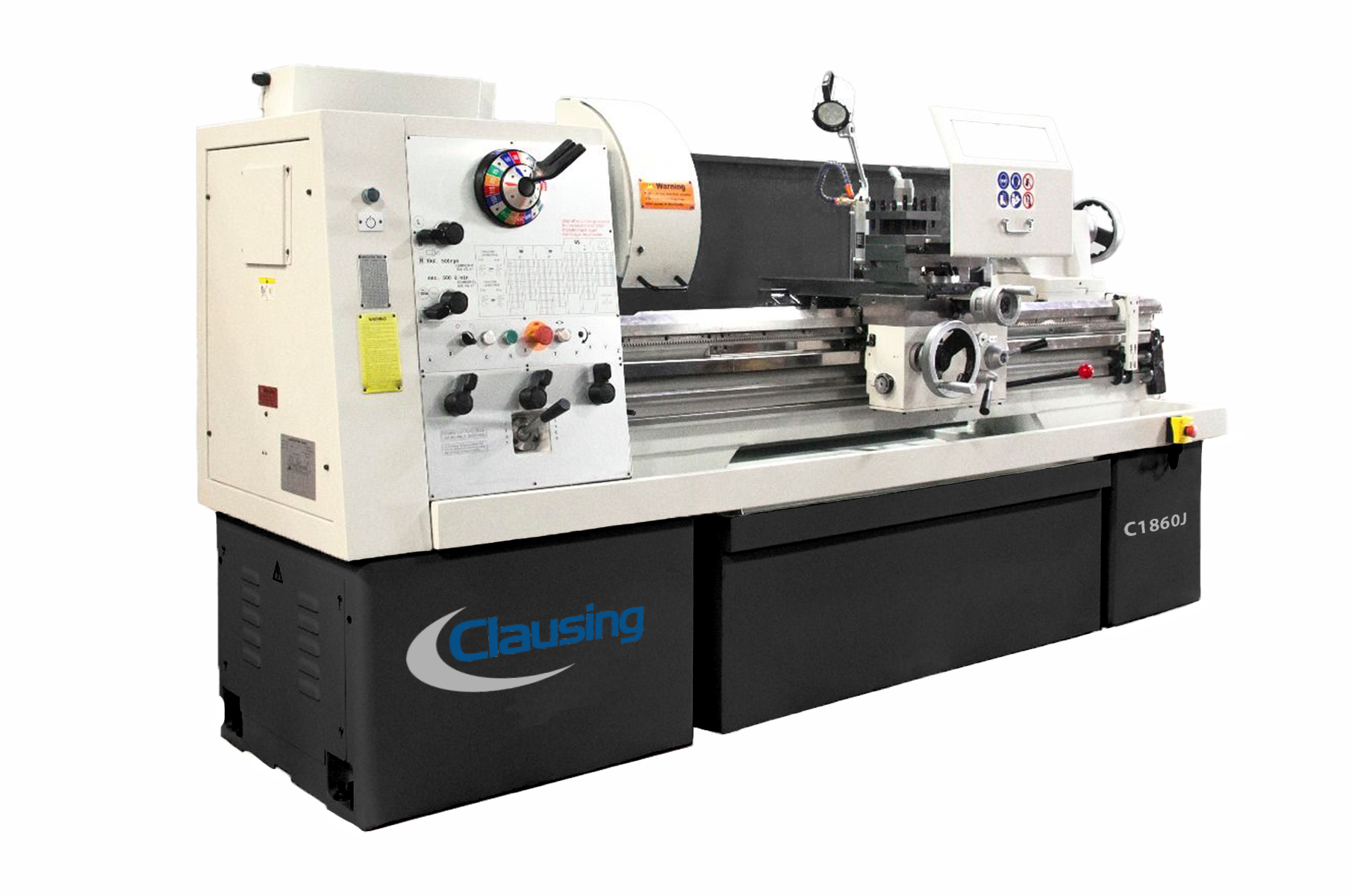 C1860J - Clausing Lathe 18” Swing over Bed, Geared Head Gap Bed Engine ...